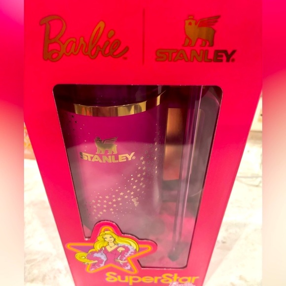 Barbie | Dining | Stanley Limited Edition Barbie Tumblers With Handles ...